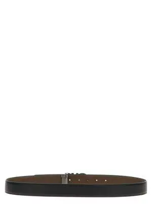 FERRAGAMO Gancini Reversible Leather Belt - Multicolor