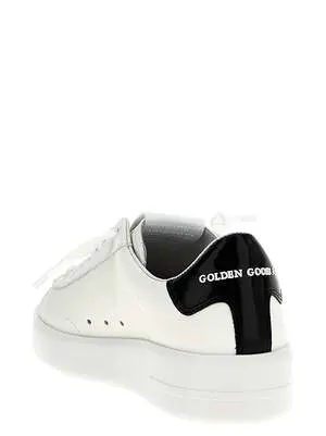 GOLDEN GOOSE Pure Star Leather Sneakers - Black