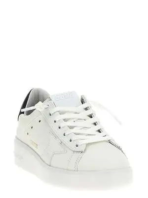 GOLDEN GOOSE Pure Star Leather Sneakers - Black