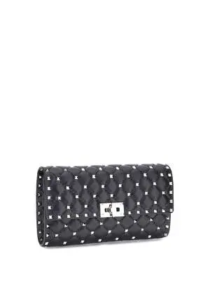Valentino Garavani Rockstud Spike Shoulder Bag - Black