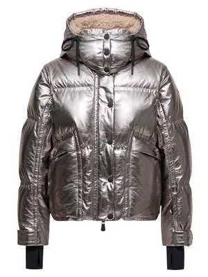 Moncler Celaque Metallic Puffer Jacket