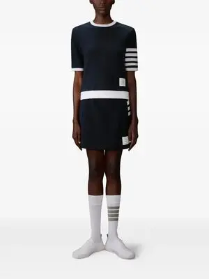 Thom Browne Textured Cotton Piqué 4-bar T-shirt