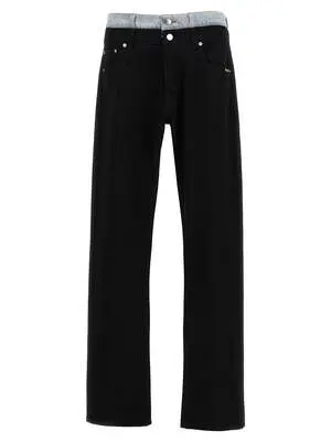 VTMNTS Double Waist Jeans - Black