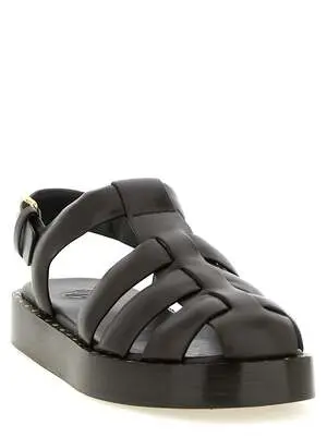 Church's Reika Leather Gladiator Sandals With Stud Detailing - Brown