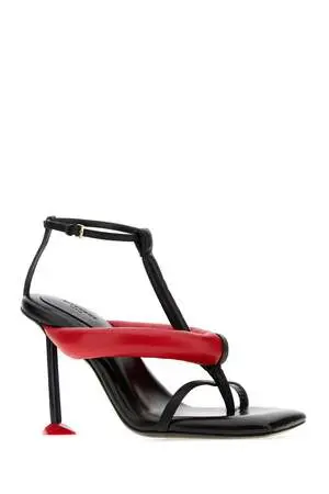 Givenchy Two-tone Leather Boudoir Sandals - Multicolor