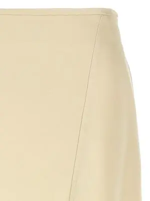 JIL SANDER Viscose And Silk Midi Skirt