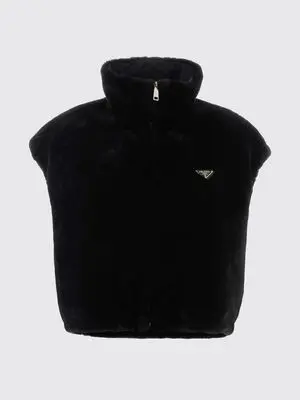 Prada Fur Vest - Black