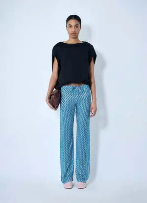 Dries Van Noten Draped Sleeve Top - Black