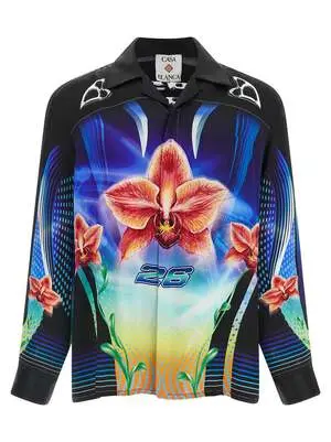 Casablanca Orchid Racer' Shirt - Multicolor