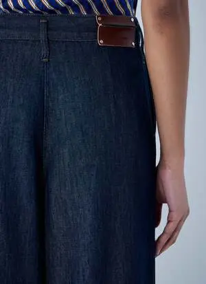 Dries Van Noten High-rise Wide-leg Denim Trousers