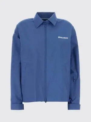 Miu Miu Zip-up Jacket - Blue