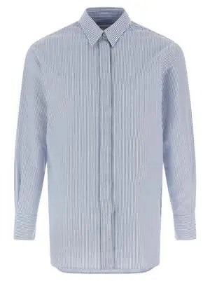 GOLDEN GOOSE Batilda Striped Oxford Cotton Shirt