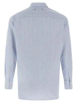 GOLDEN GOOSE Batilda Striped Oxford Cotton Shirt