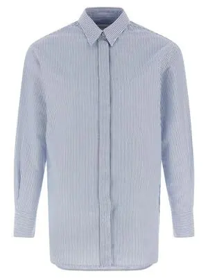 GOLDEN GOOSE Batilda Striped Oxford Cotton Shirt