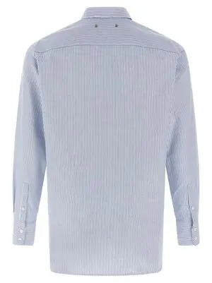 GOLDEN GOOSE Batilda Striped Oxford Cotton Shirt