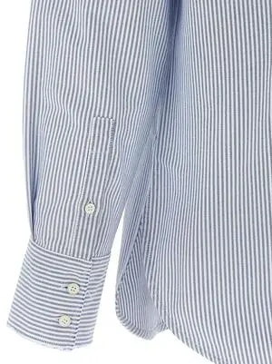 GOLDEN GOOSE Batilda Striped Oxford Cotton Shirt
