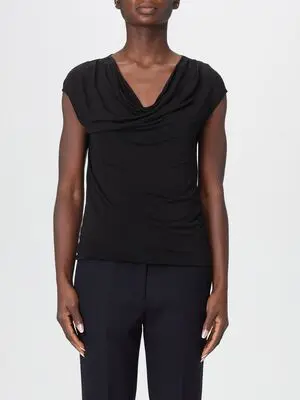 Max Mara Ruched Top - Black