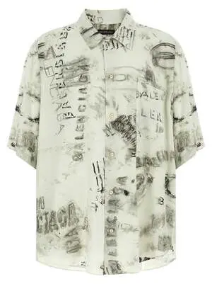Balenciaga Minimal' Shirt - Gray
