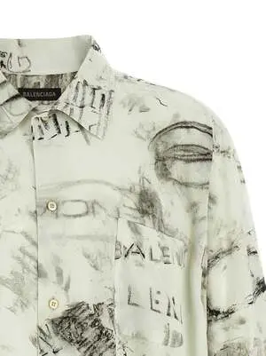 Balenciaga Minimal' Shirt - Gray