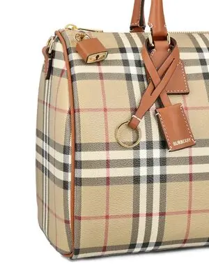 Burberry Check Bowling Bag - Multicolor
