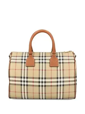 Burberry Check Bowling Bag - Multicolor