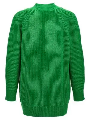 JIL SANDER Oversized V-neck Sweater