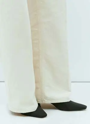 TOTEME Mid Heel Elastic Slingback Pumps