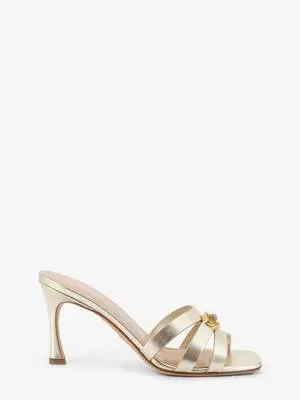 Dior Leather Cd Logo Sandals - Multicolor