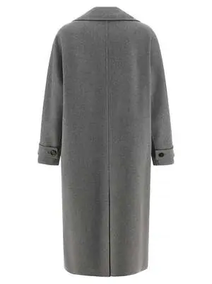 Max Mara S Mmzoe' Hand-sewn Wool Coat