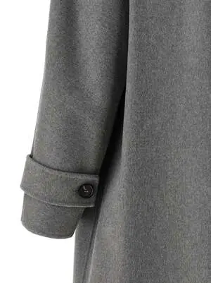 Max Mara S Mmzoe' Hand-sewn Wool Coat