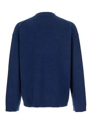 JW Anderson Wool Blend V-neck Zip-up Cardigan