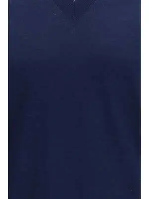 Prada Cotton V-neck Sweater