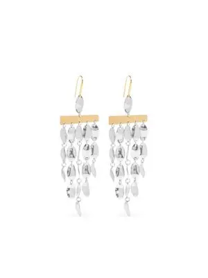 Isabel Marant Étoile Fringe Pendant Earrings - Silver