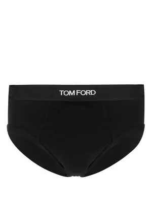 TOM FORD Set Of 2 Logo-waistband Cotton Briefs - Multicolor