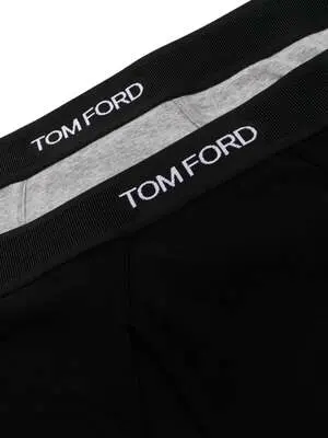 TOM FORD Set Of 2 Logo-waistband Cotton Briefs - Multicolor