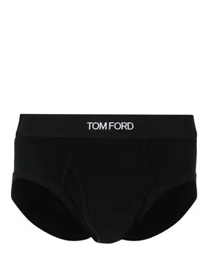TOM FORD Set Of 2 Logo-waistband Cotton Briefs - Multicolor