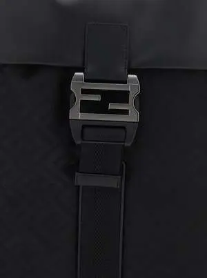 Fendi Ff Motif Nylon Backpack