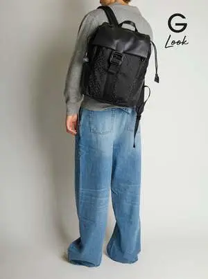 Fendi Ff Motif Nylon Backpack