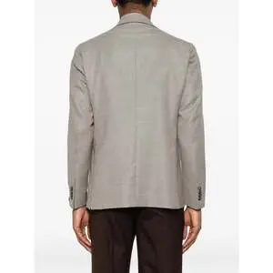 Tagliatore Grey Double-breasted Blazer