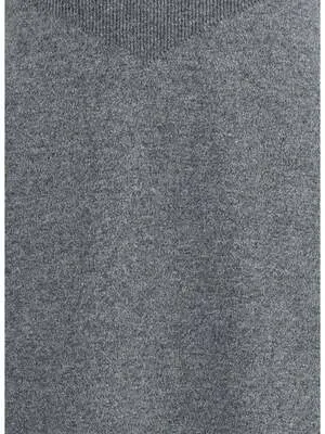 Givenchy Long Sleeve Cashmere Knit Dress With Deep Back Neckline