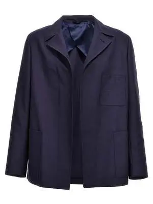 Fendi Single-breasted Virgin Wool Jacket
