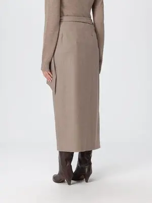 Max Mara Cashmere Blend Skirt - Gray