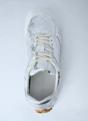 Bottega Veneta Orbit Sneakers In Metallic