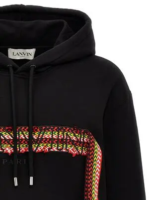 LANVIN Curblace Embroidered Cotton Hoodie