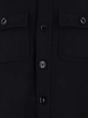 TOM FORD Black Wool Jacket With Flap Pockets
