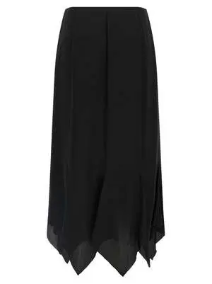 Valentino Garavani Crêpe De Chine Midi Skirt