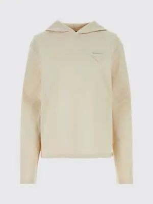Prada Hooded Sweatshirt - Cream