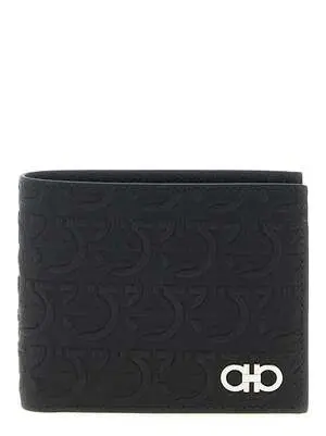 FERRAGAMO Gancini' Wallet - Black
