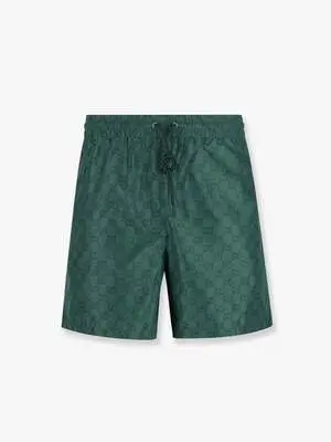 Gucci Gg Nylon Swim Trunks - Multicolor