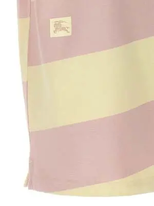 Burberry Striped Cotton Polo Shirt